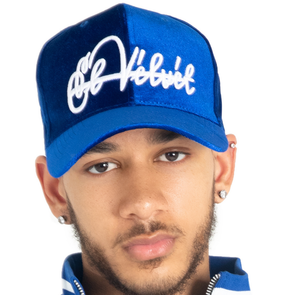 Royal Blue Velvet Cap – El Vélvét